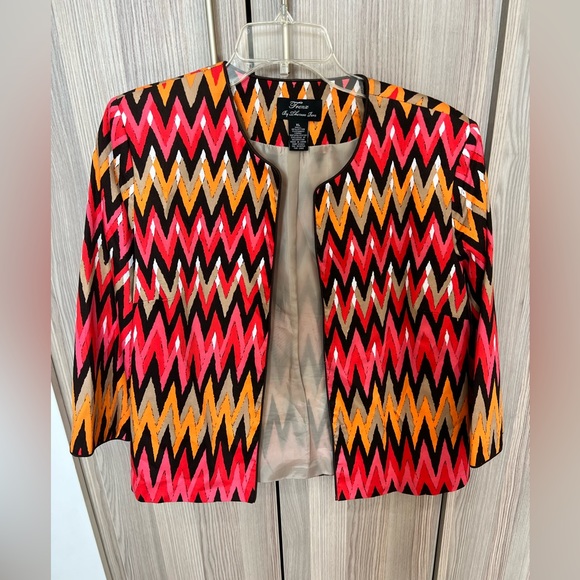 Jackets & Coats | Colorful Patterned Blazer | Poshmark